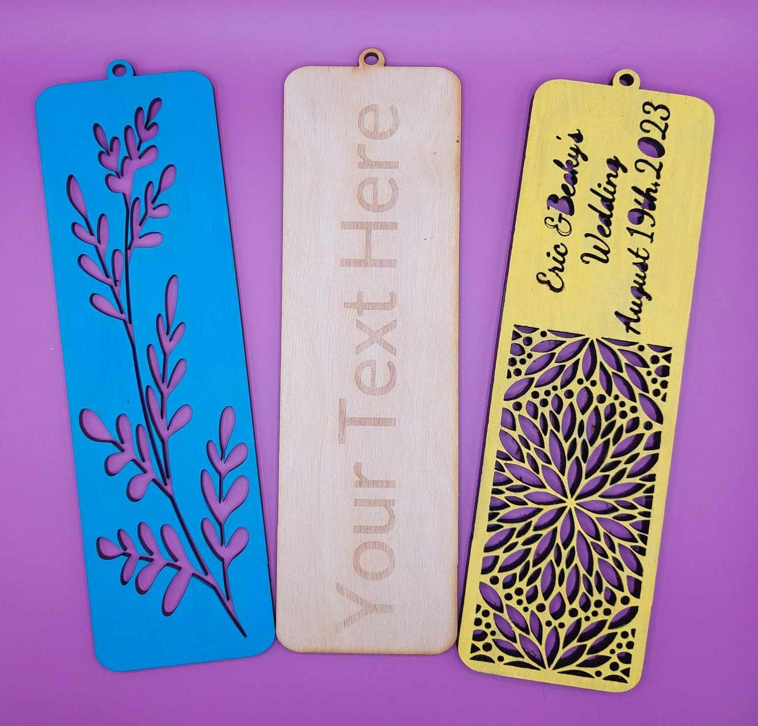 Engraved Wooden Bookmarks – Lighthouse Custom Engravers