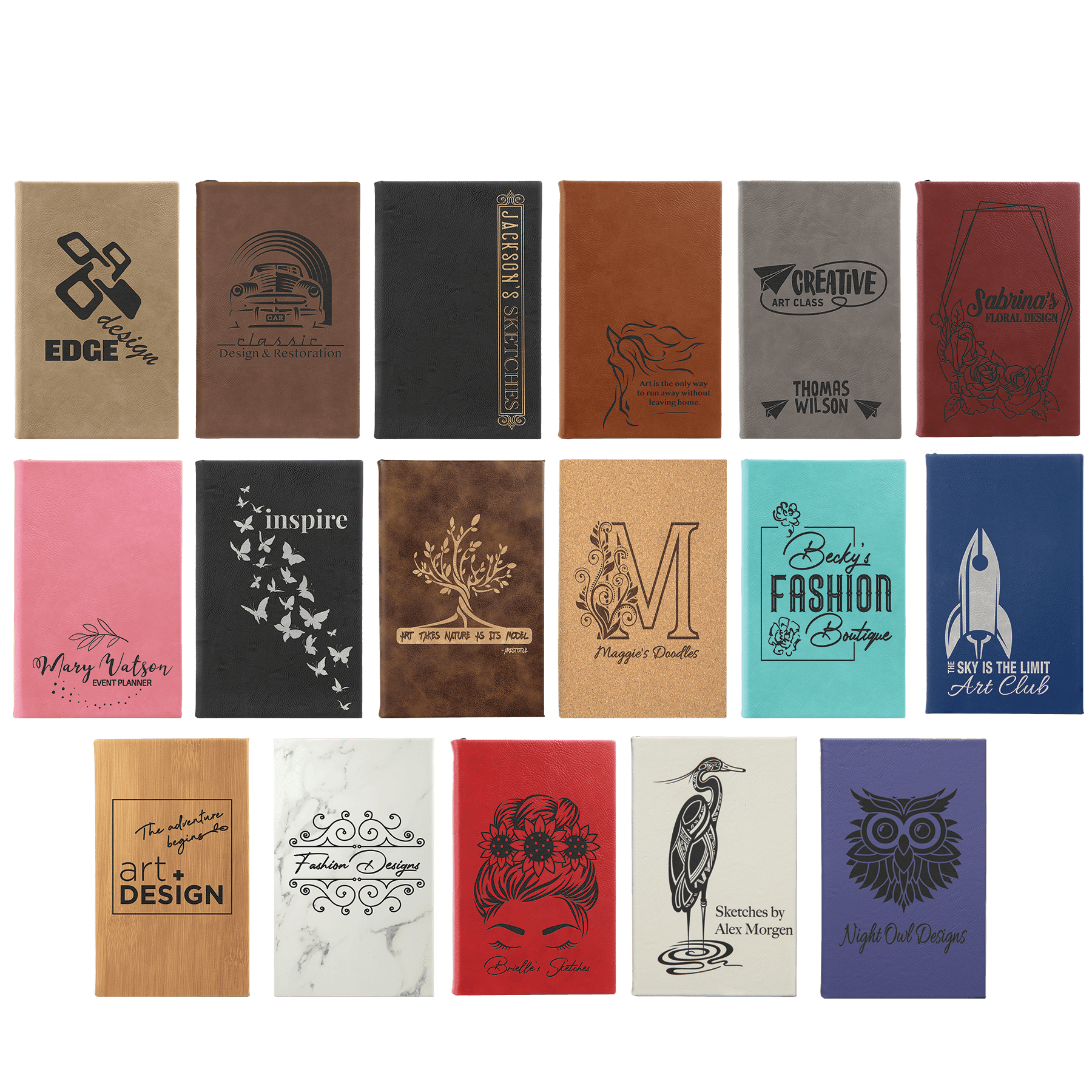 Laserable Leatherette Journal with Lined Notepad 7" x 9 3/4 ...