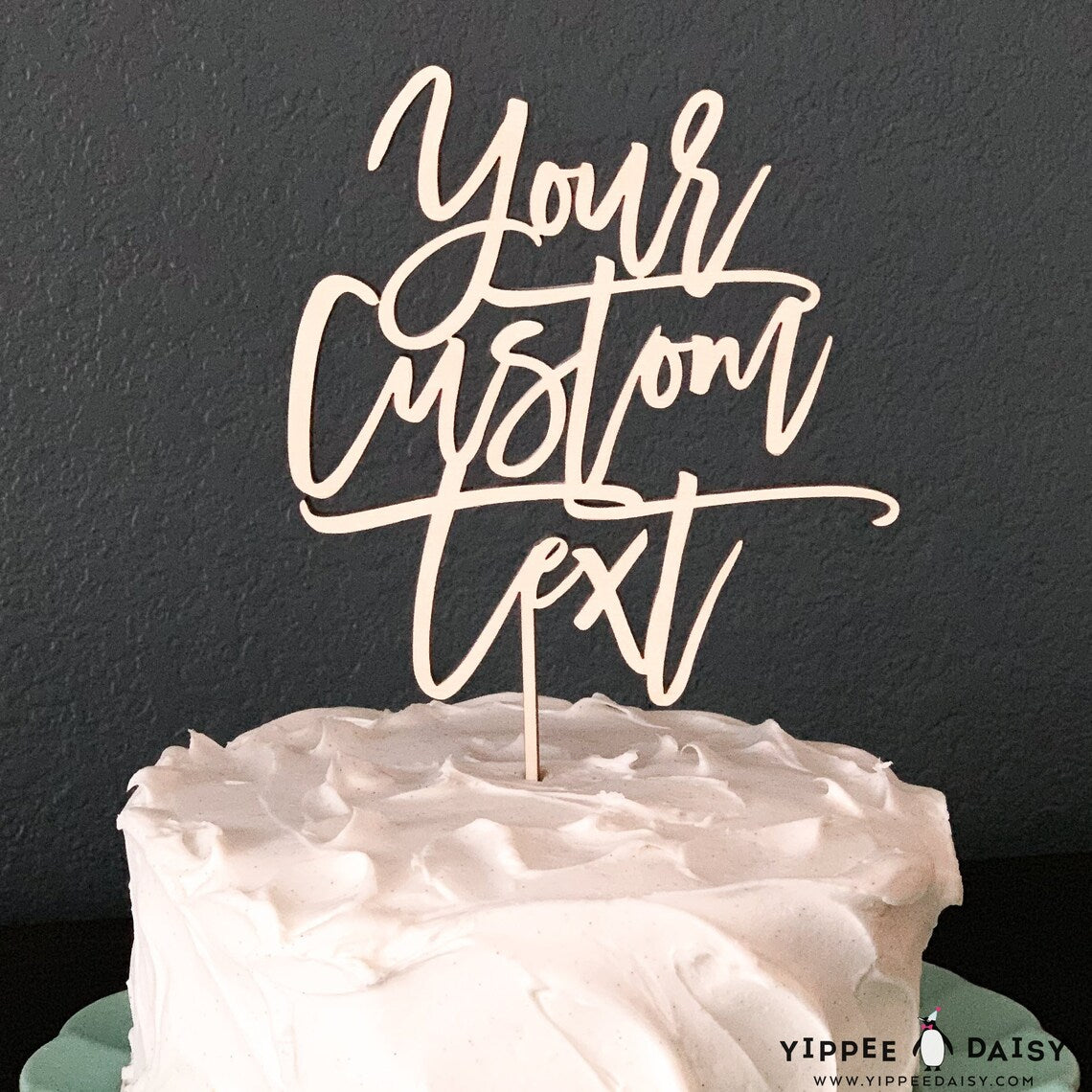 Cake Topper – Lighthouse Custom Engravers